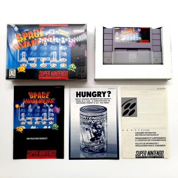 Video Games & Consoles | Space Invaders Super Nintendo Entertainment ...
